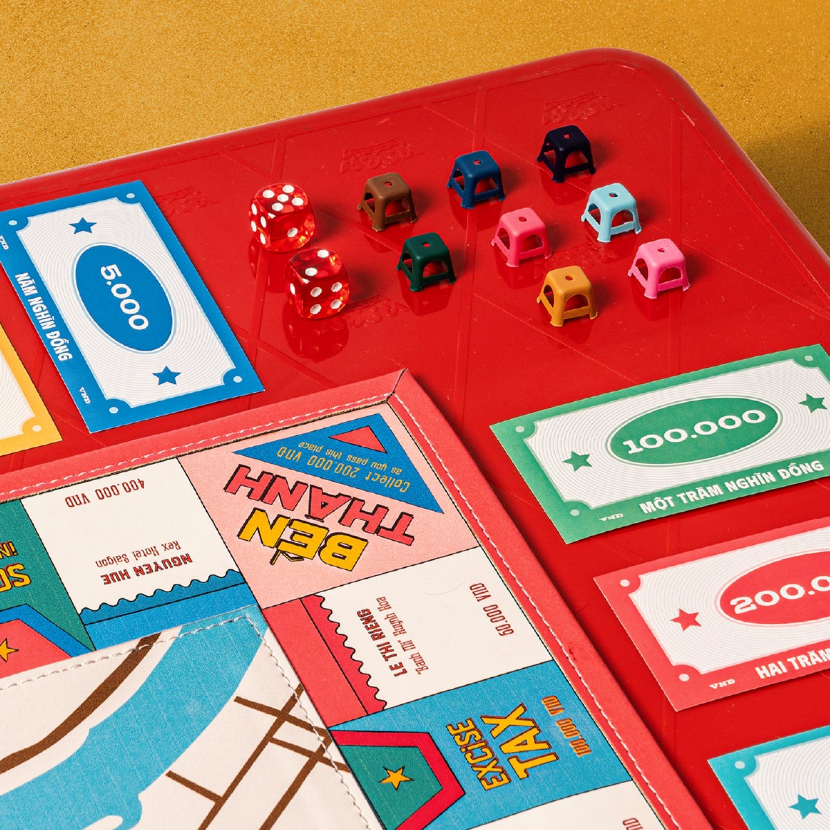 Monopoly Board Game, Saigonopoly/hanoinopoly, Lumina Version - Etsy