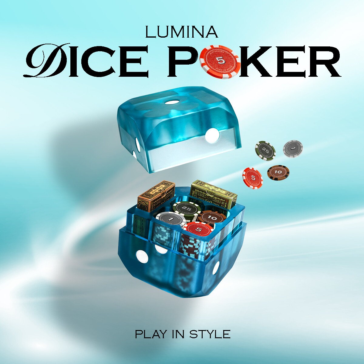 Dice Pokerchip Set, 100pieces Poker Chip, Poker Chip Set, Poker Chip ...