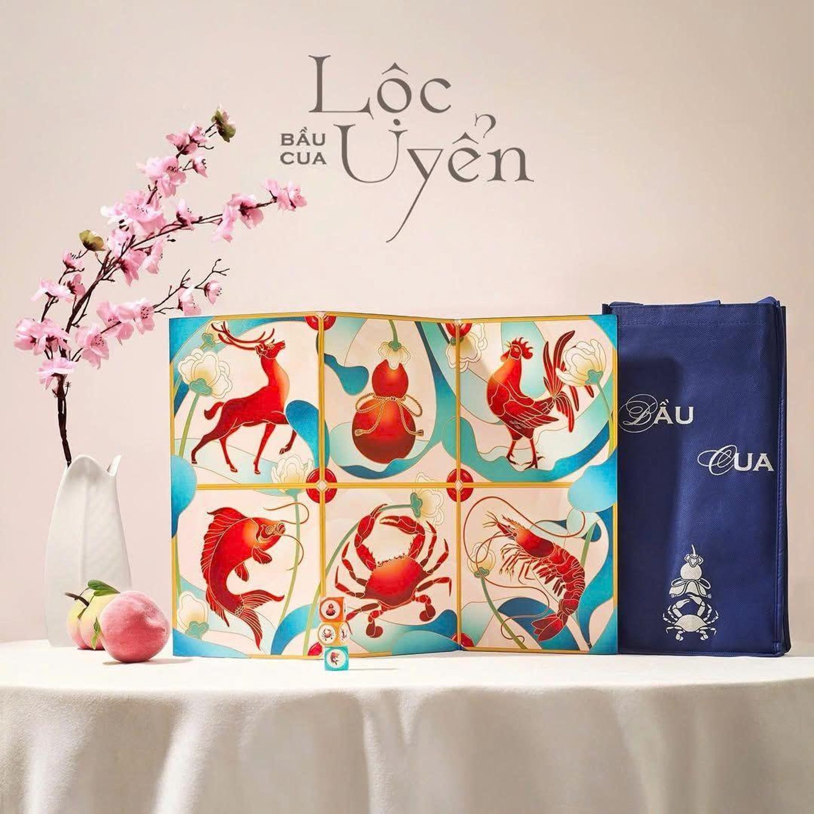 Traditional Bau Cua Vietnamese Board Game – Hoo Hey Hoo for TET & Lunar ...