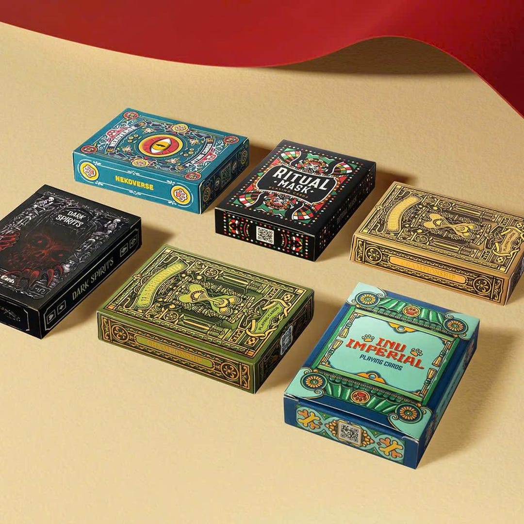 Artistic Playing Cards Collection - Maztermind Unique Card Designs ...