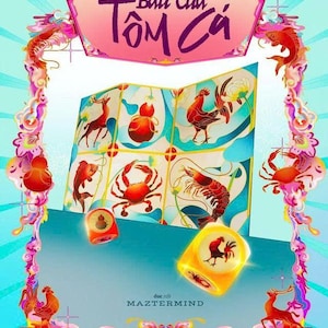 Traditional Bau Cua Vietnamese Board Game – Hoo Hey Hoo for TET & Lunar ...