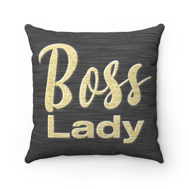Boss Lady Pillow Gift for Female Entrepreneur Manager - Etsy