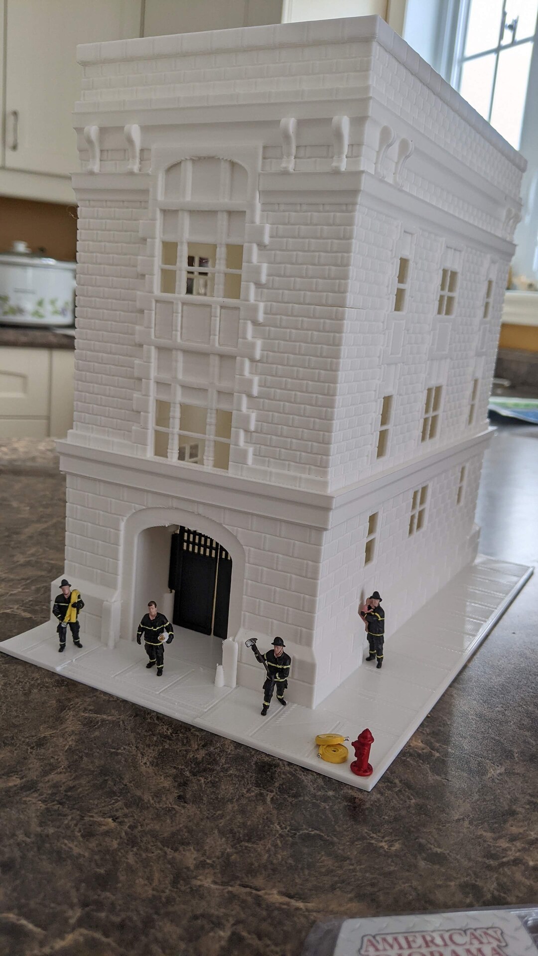 Ghostbuster Fire Station for 1/64 Hot Wheels Diorama - Etsy