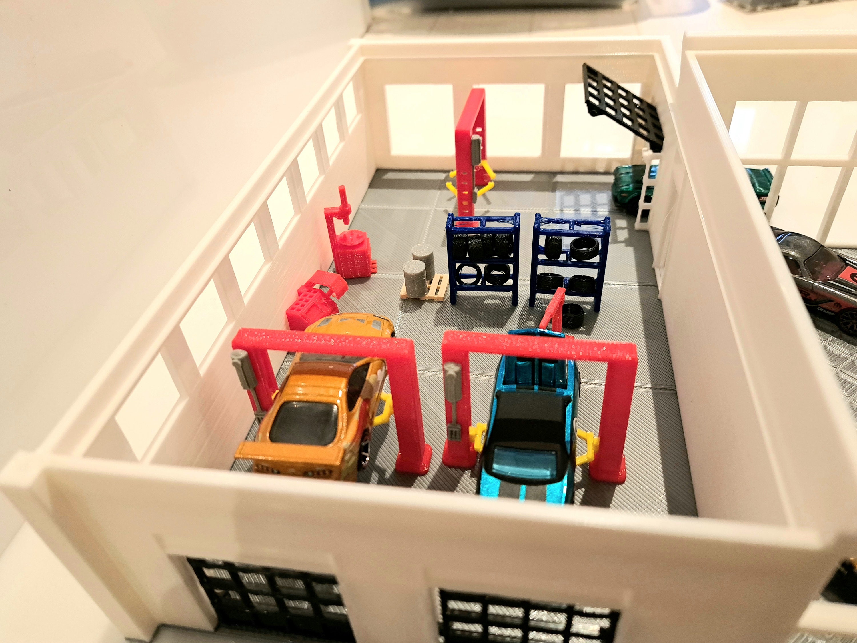 3D Printed Dealership Garage - Etsy