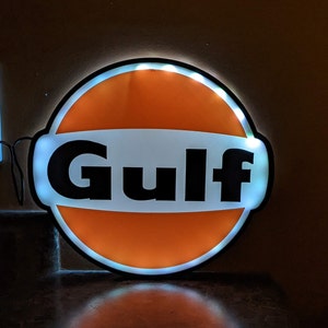 Gulf Emblem 3d Printed With Led Light - Etsy