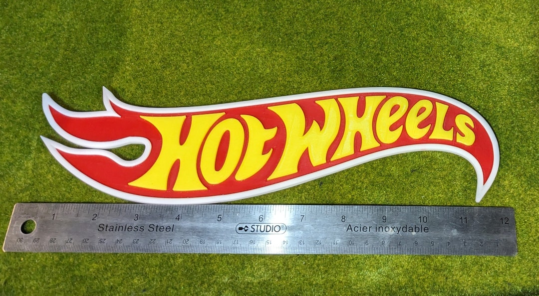 Hot Wheels Logo Emblem 3d Printed - Etsy UK