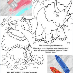 30 Fun Educational Dinosaur Coloring Pages for Kids Toddlers Children ...