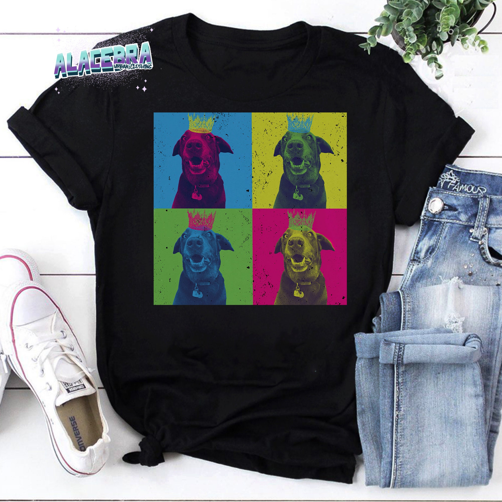 Custom Photo Andy Warhol-style Clothing Vintage T-shirt, Personalized ...