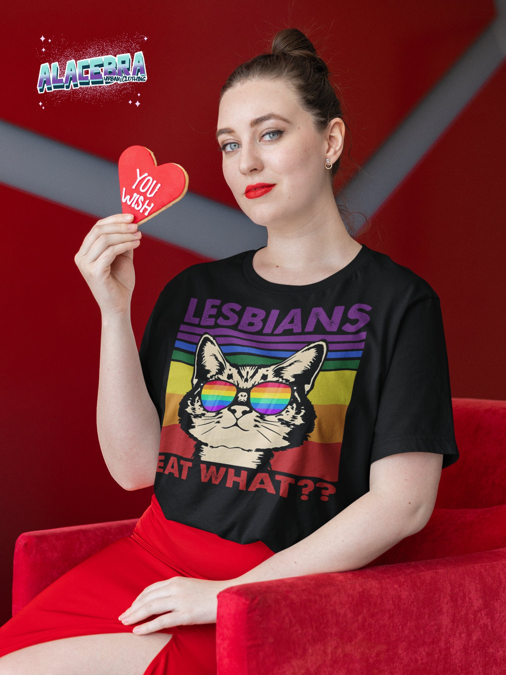 Lgbt Cats Lover Lesbians Eat What Lgbt Flag Vintage Cool Cat - Etsy