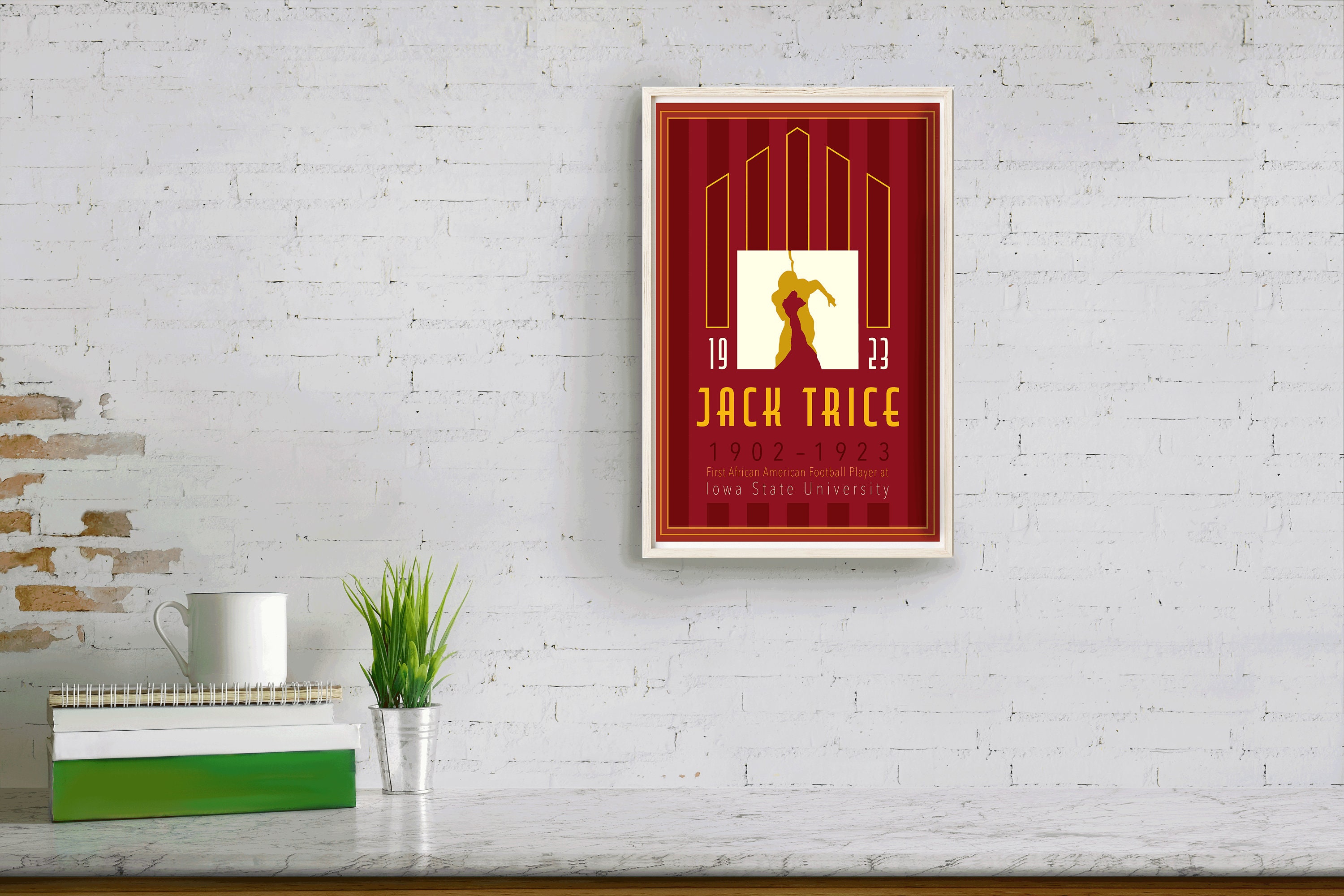 Jack Trice Centennial Poster - Etsy