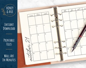 15 Month Calendar - Etsy