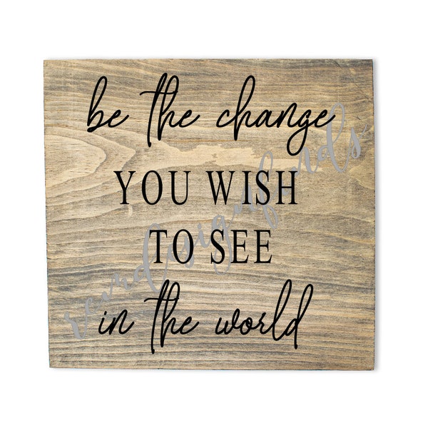 Be the Change You - Etsy