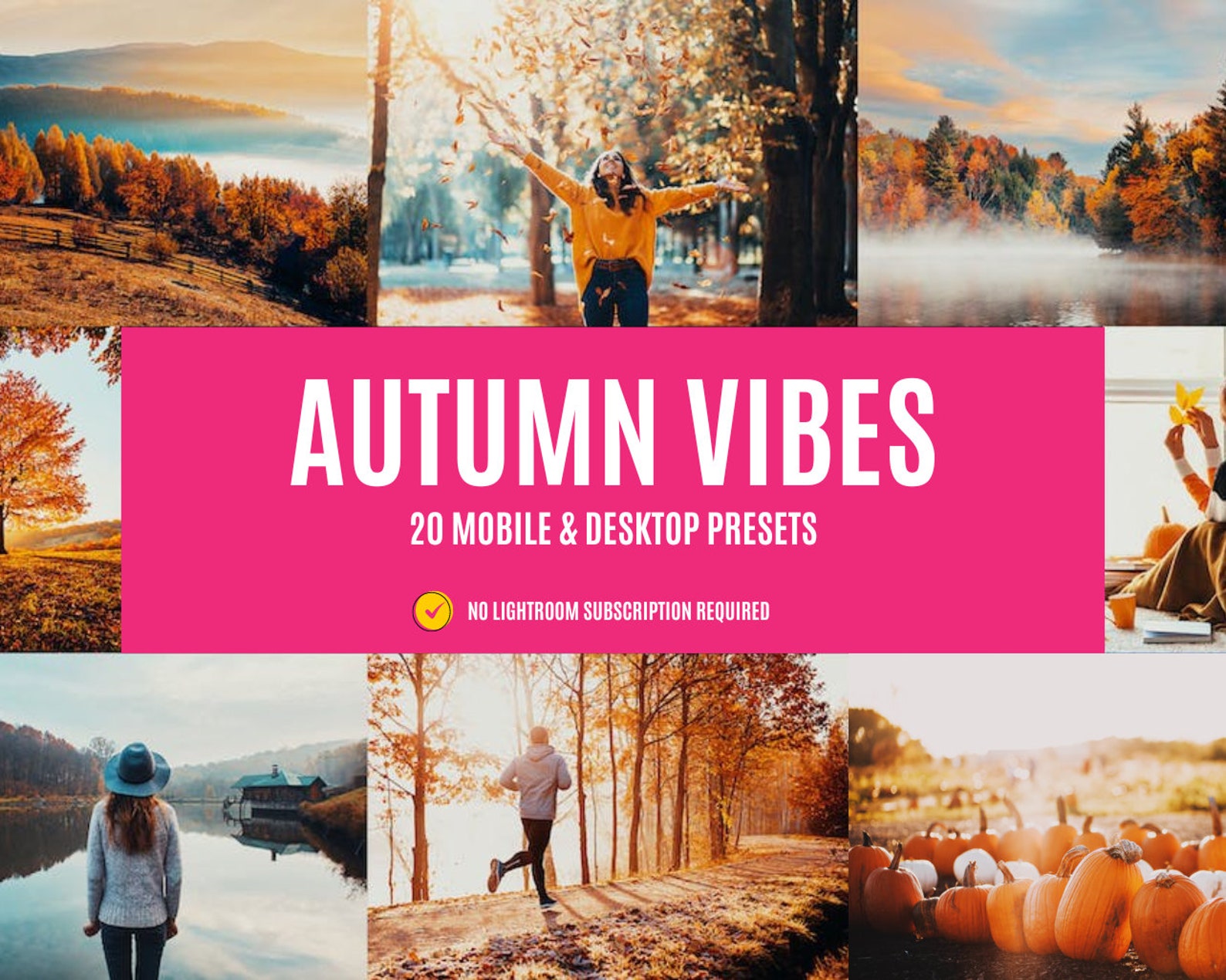 Lightroom Presets FALL Instagram Autumn Preset, Mobile and Desktop ...