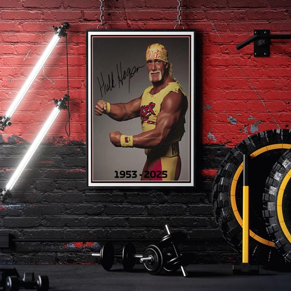 Wwe Fan Art Poster - Etsy