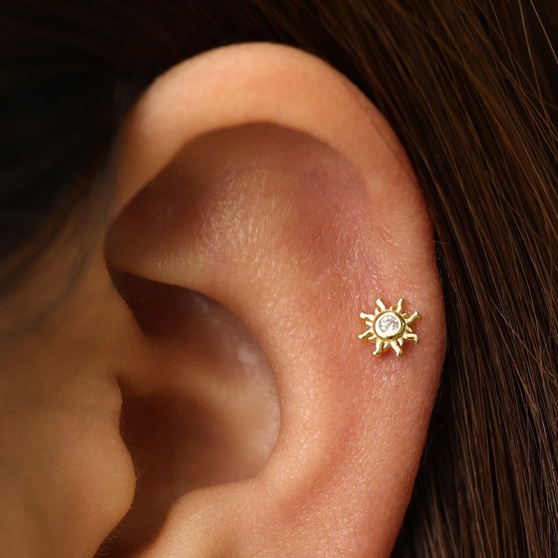Gold Cartilage Sun - Etsy