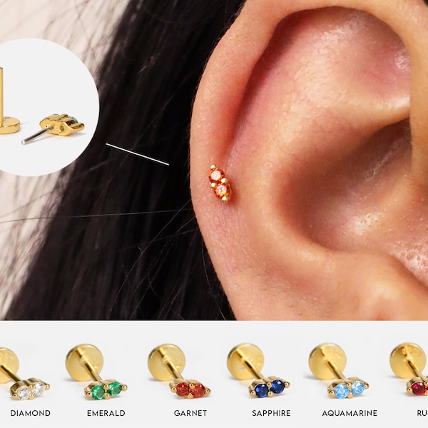 Labret Earring - Etsy