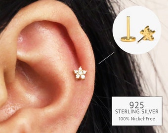 Push Back Earring - Etsy