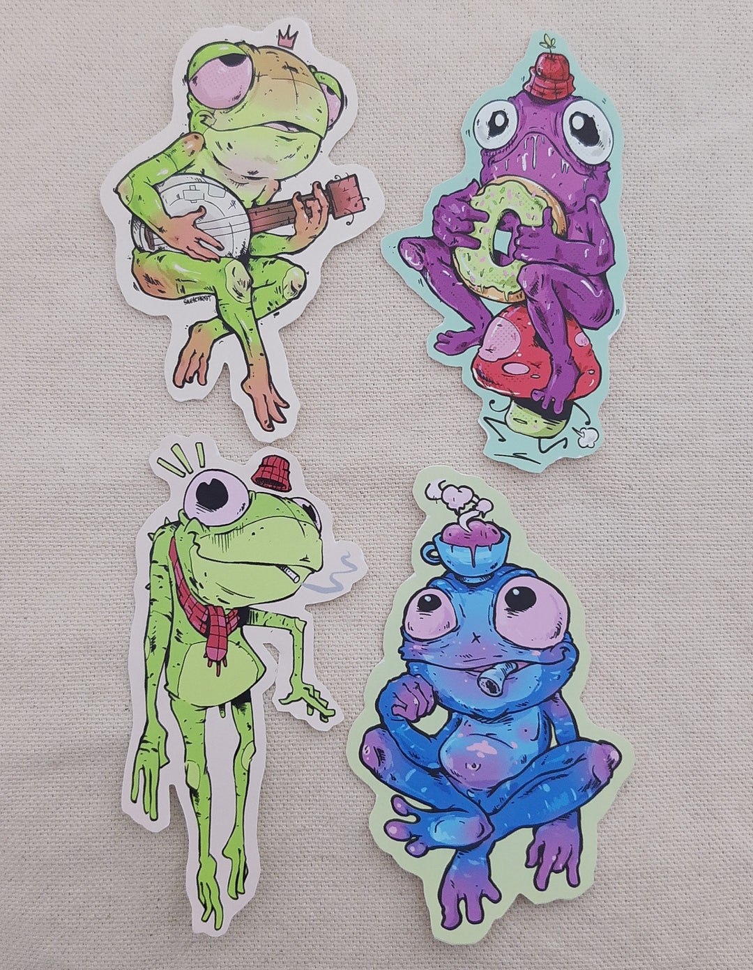 Froggie Sticker Pack - Etsy