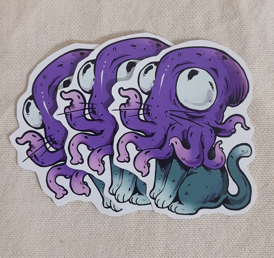 Octo-cat - Etsy