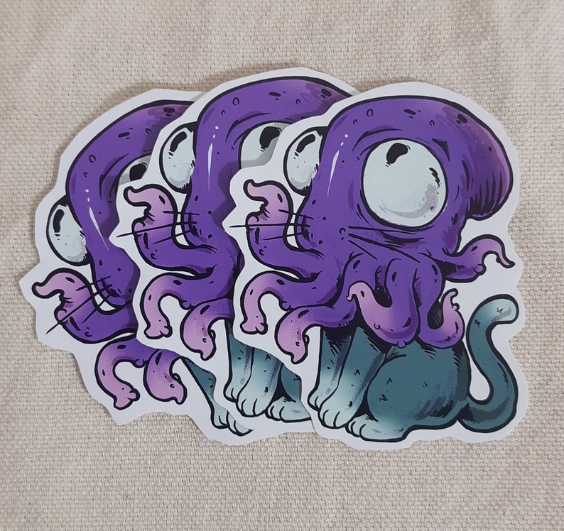 Octo-cat - Etsy