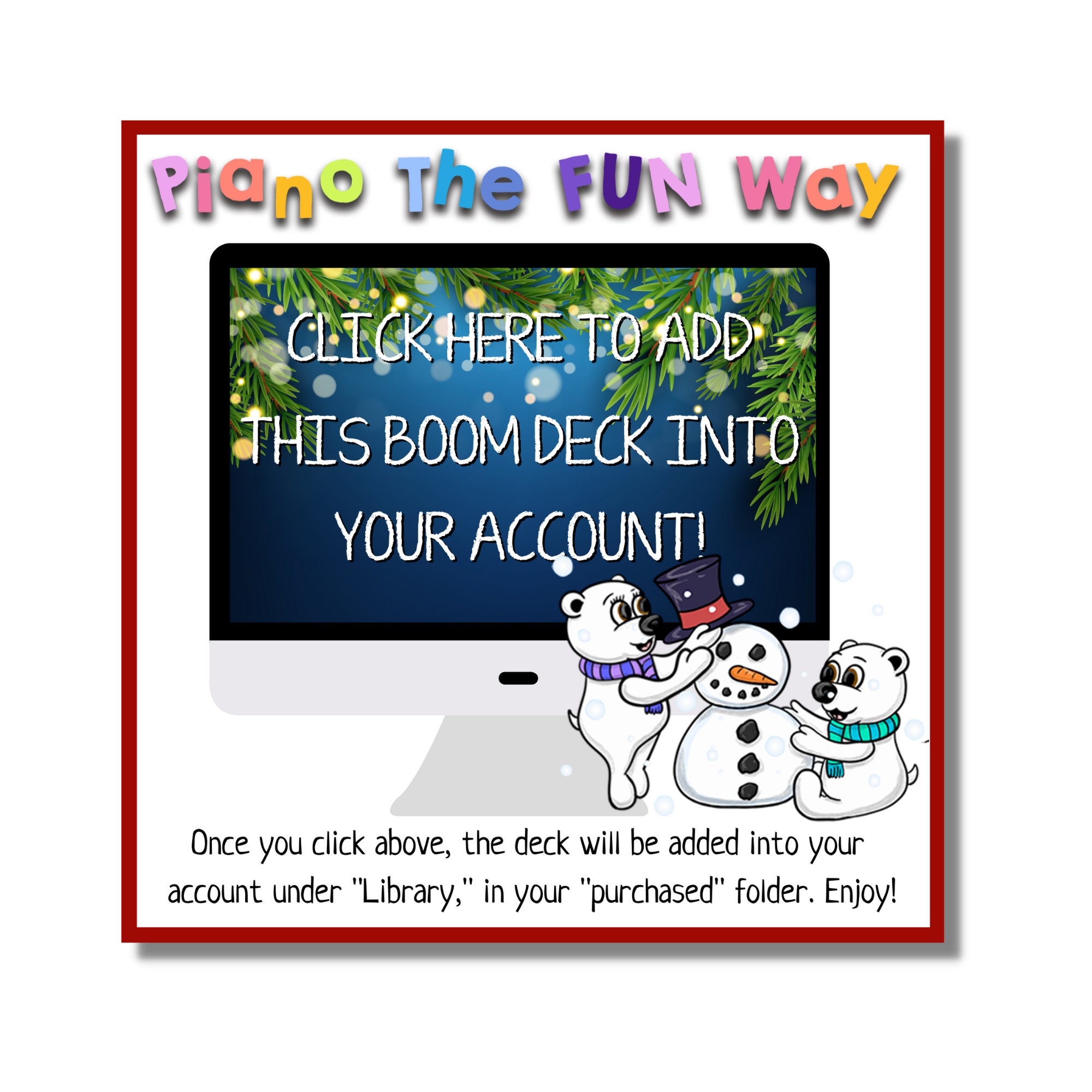 Boom Cards: Piano Keys (holiday Edition) - Etsy