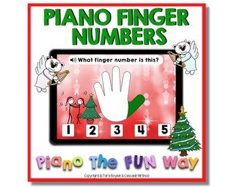 Piano Finger Numbers - Etsy
