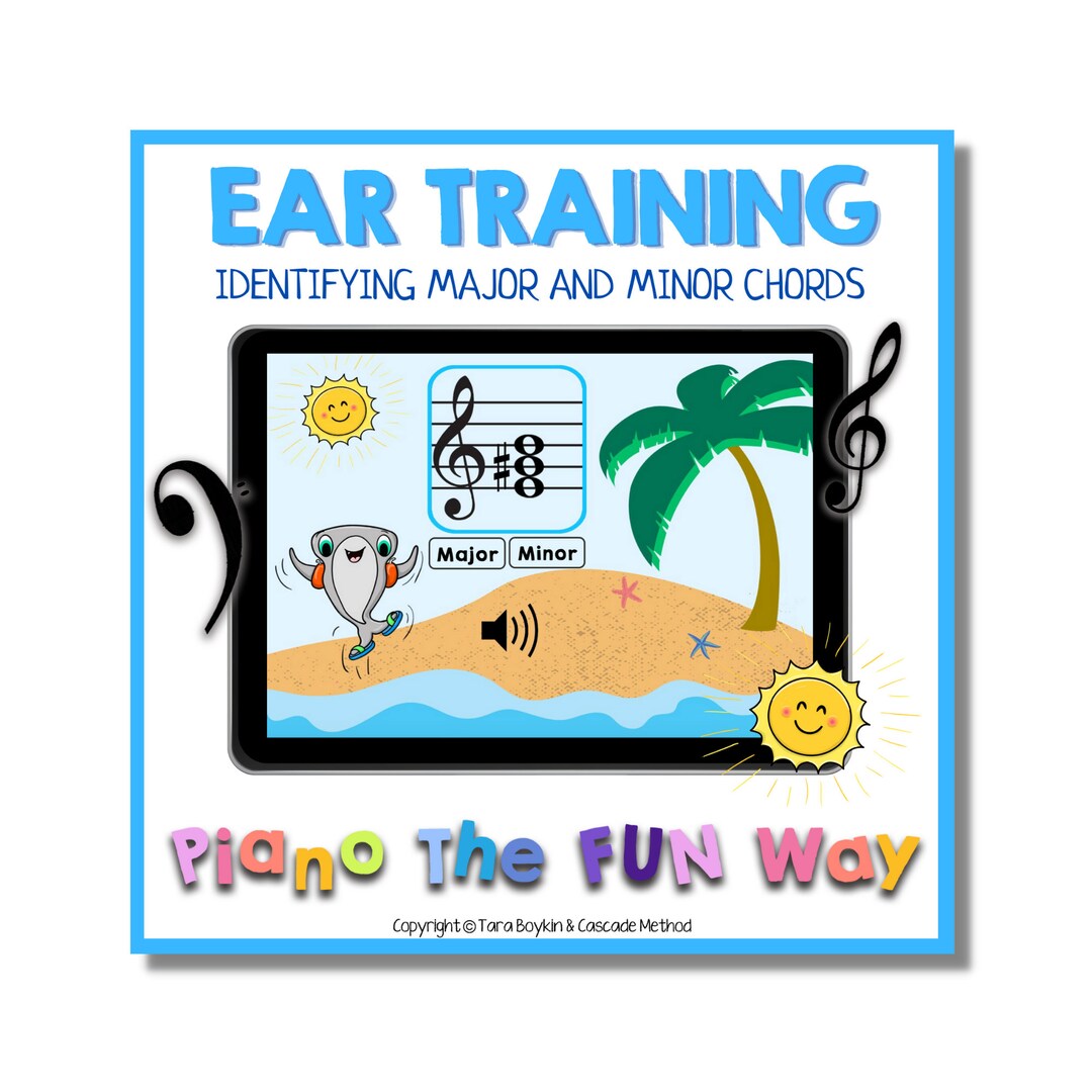 Boom Cards: Ear Training for Major and Minor Chords, Piano Teacher ...