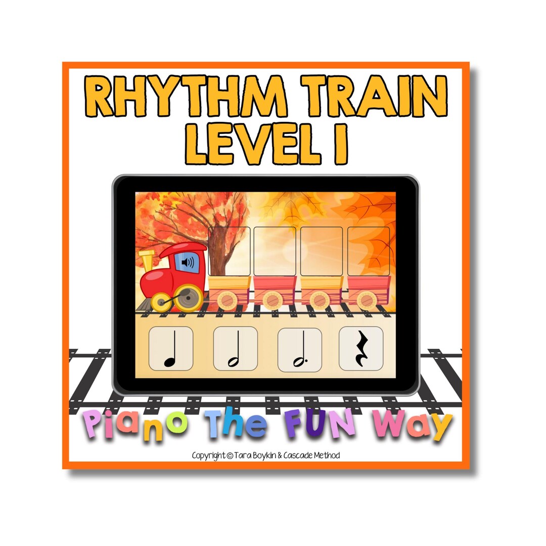 Boom Card: Rhythm Train Level 1 (very Beginner Basic Rhythms) - Etsy