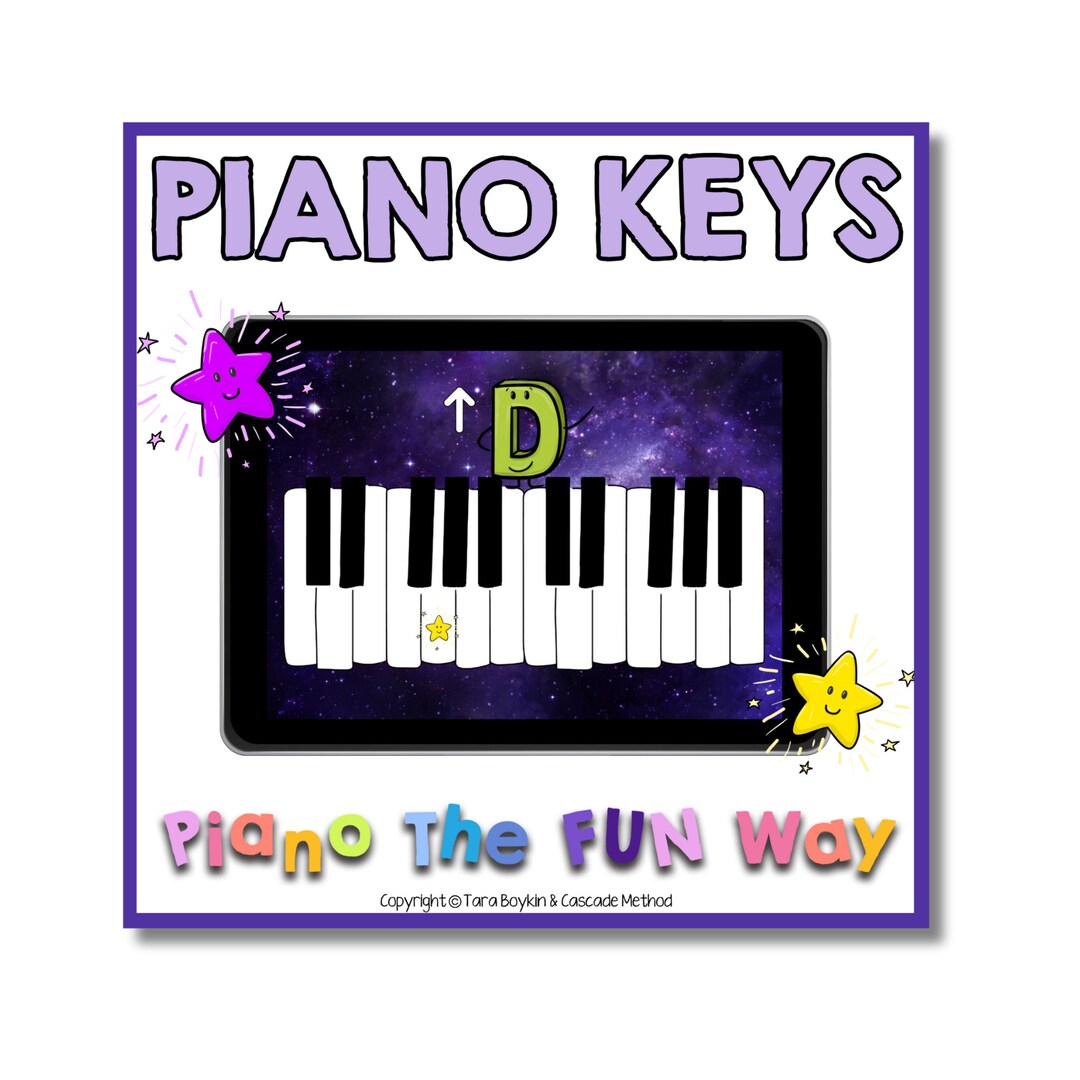 Boom Cards: Piano Keys (pop Method) - Etsy