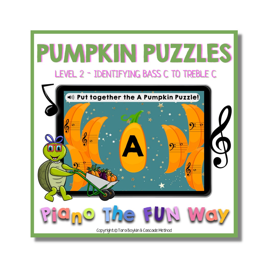 Boom Cards: Pumpkin Puzzle Level 2 - Etsy