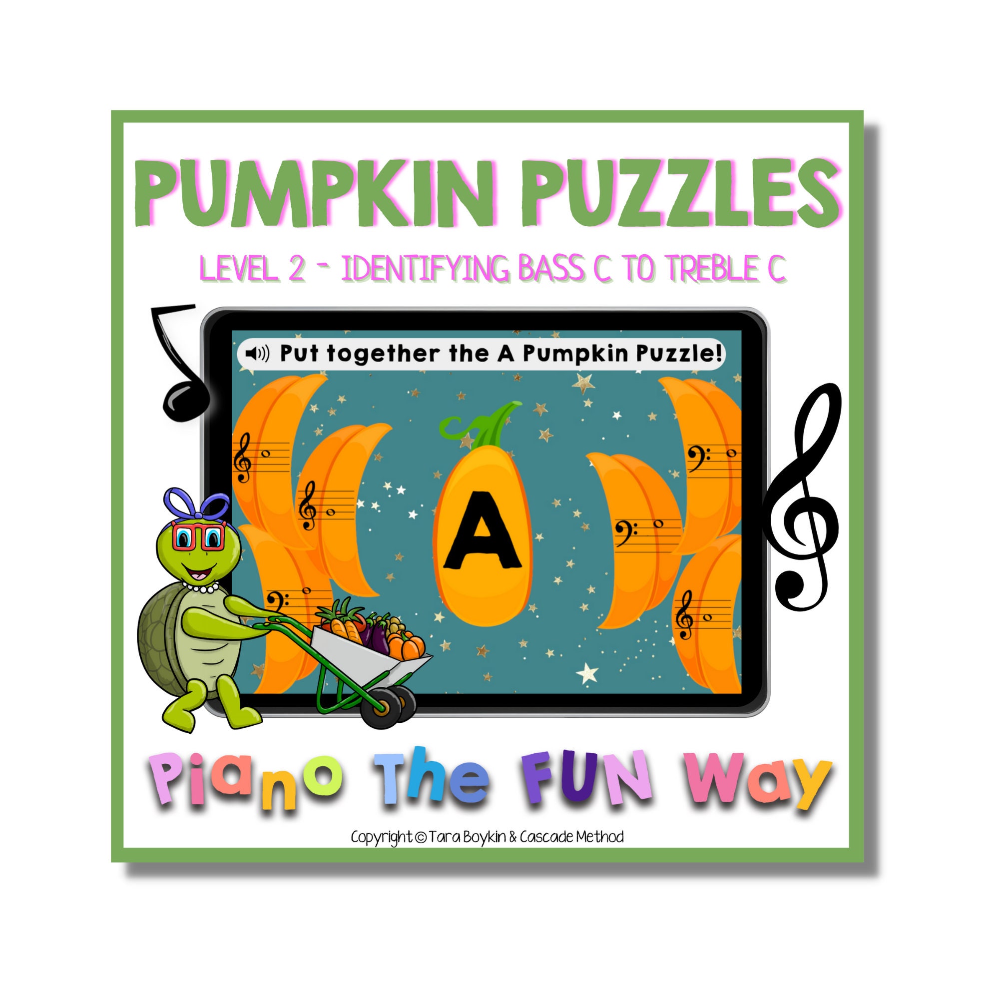 Boom Cards: Pumpkin Puzzle Level 2 - Etsy