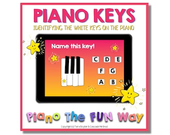 Piano Note Flash Cards - Etsy