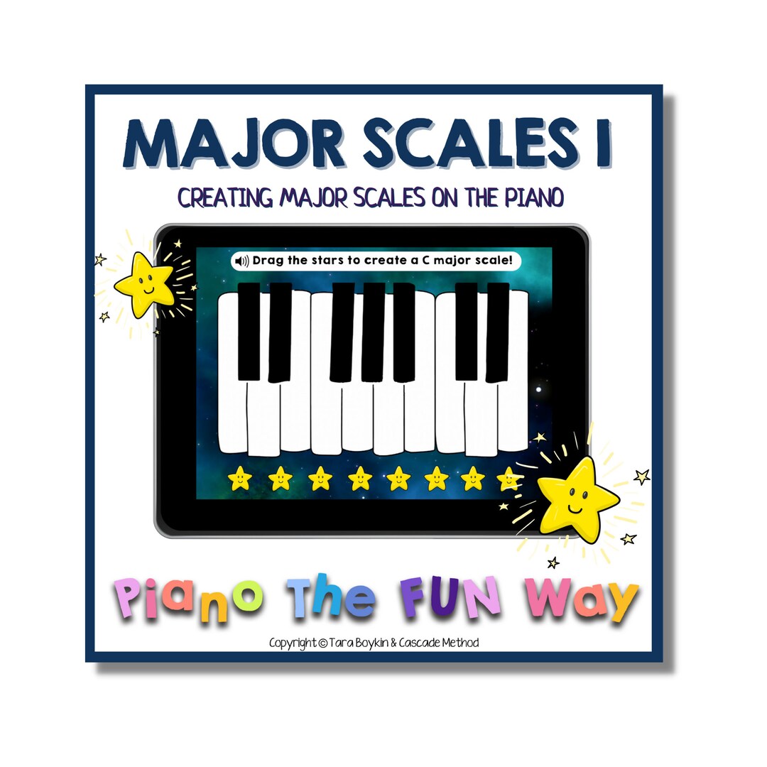 Boom Cards: Star Major Scales 1 - Etsy