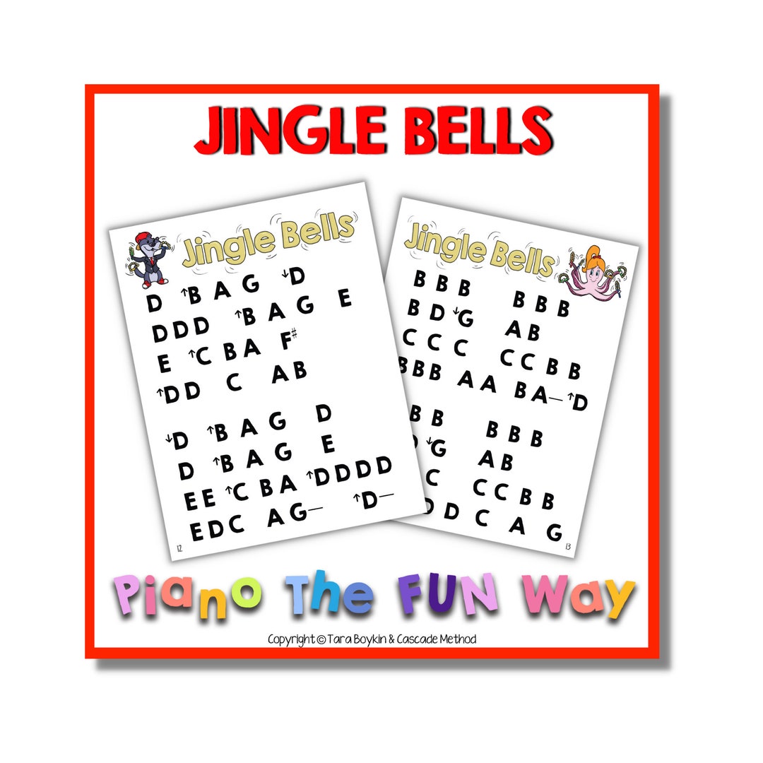 Piano Sheet: Jingle Bells - Etsy