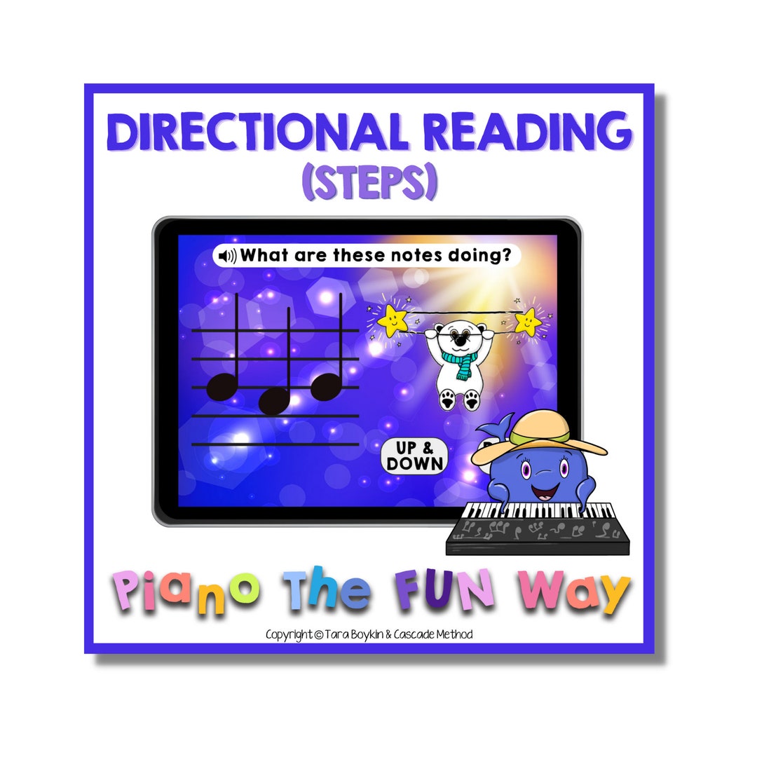 Boom Cards: Directional Reading (steps) - Etsy