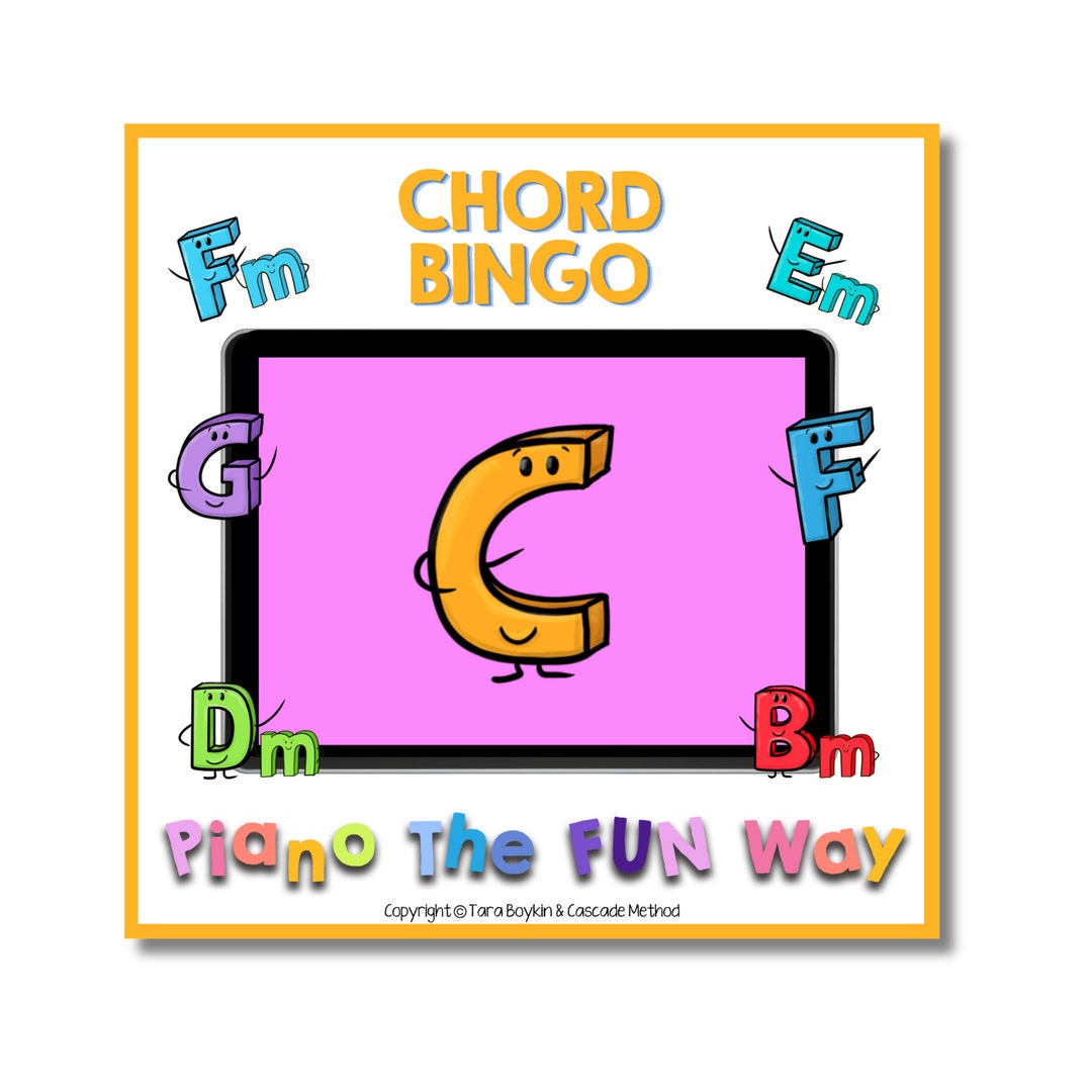 Boom Cards: Chord Bingo (simple Major and Minor Chords) - Etsy
