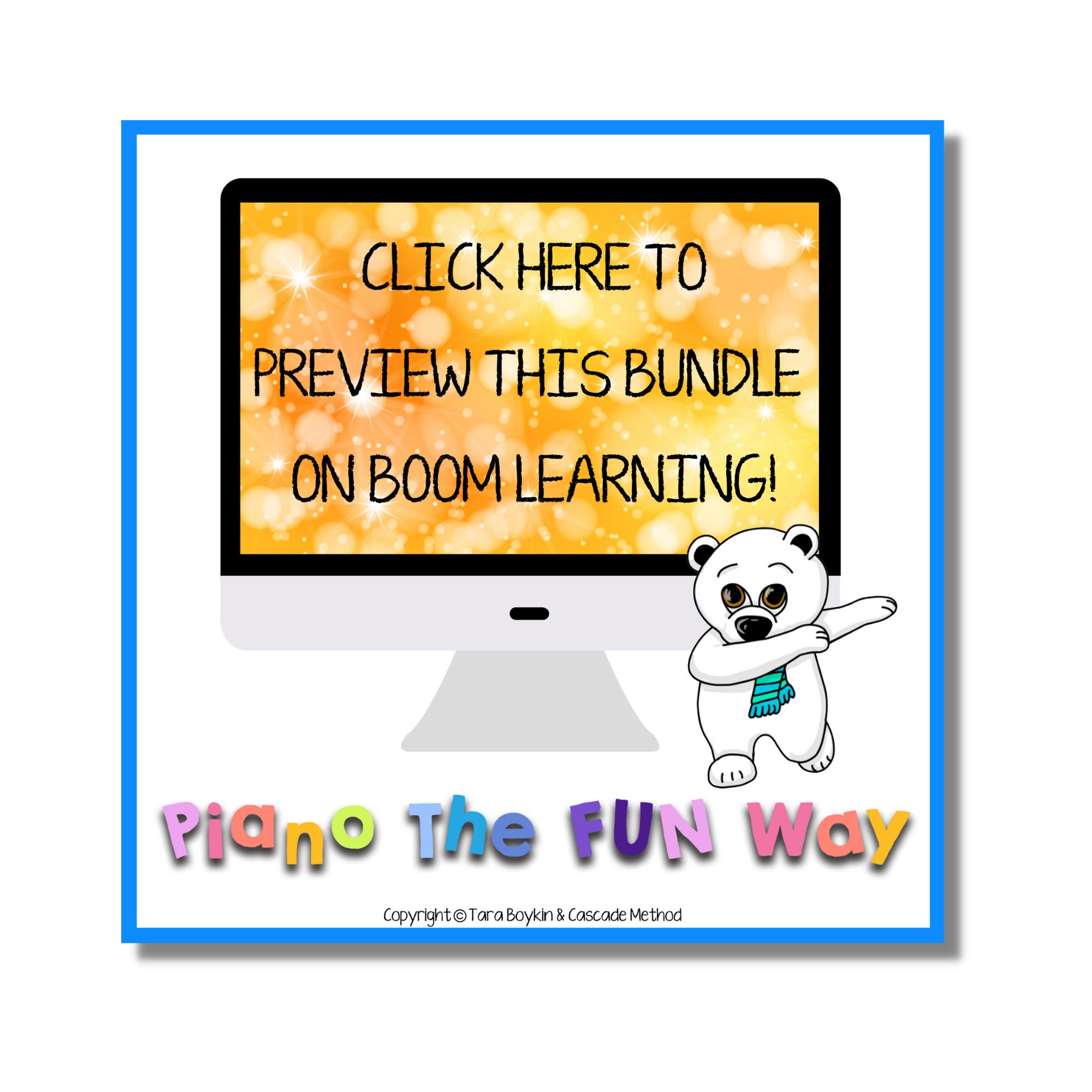 Boom Cards: Beginner Piano Bundle (teaching Piano Students Terms of the ...