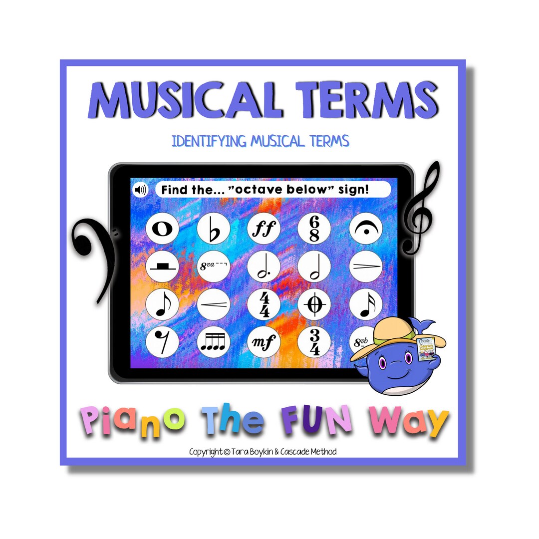 Boom Cards: Musical Terms - Etsy