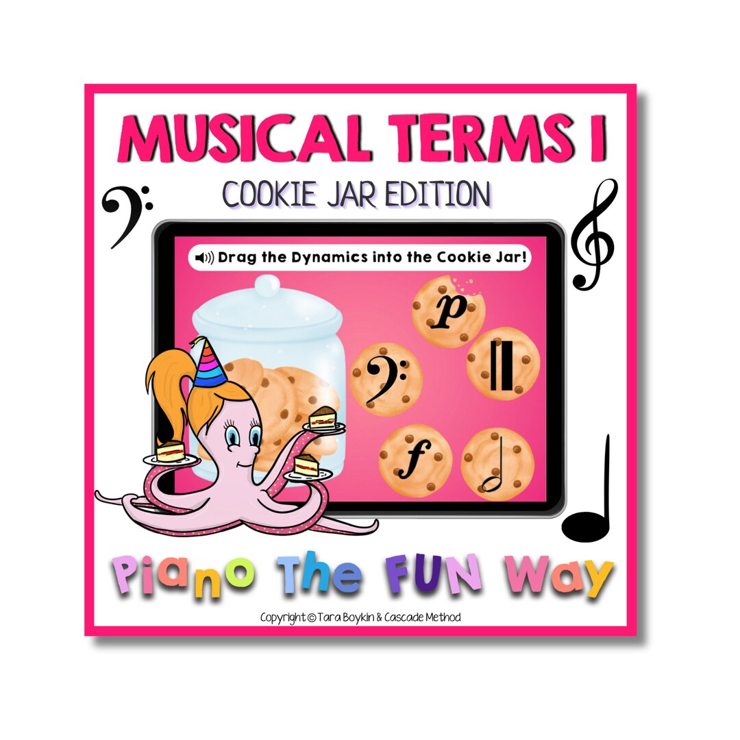 Boom Cards: Musical Terms 1 (cookie Jar Edition) - Etsy