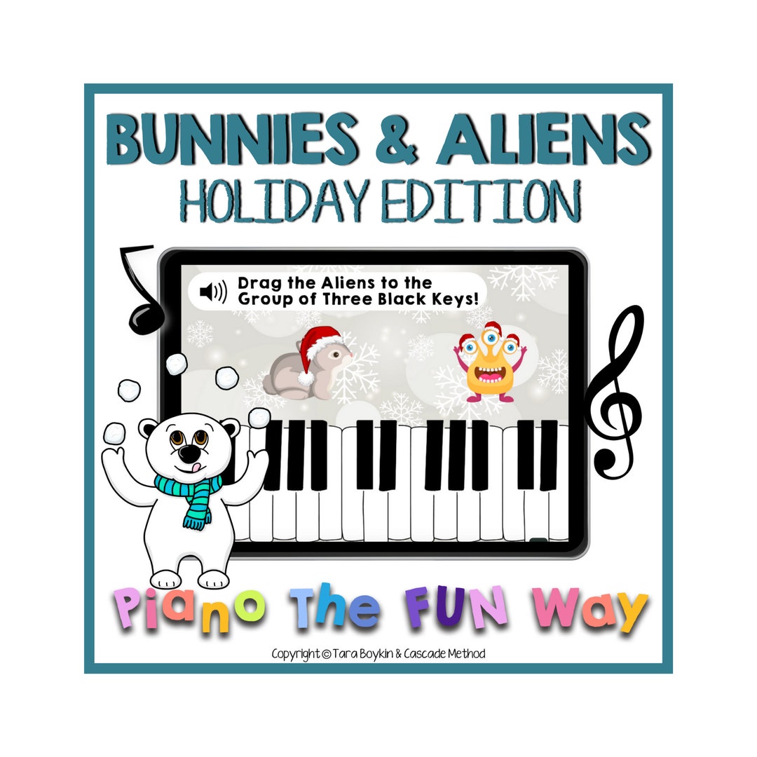 Boom Cards: Bunnies and Aliens (holiday Edition) - Etsy