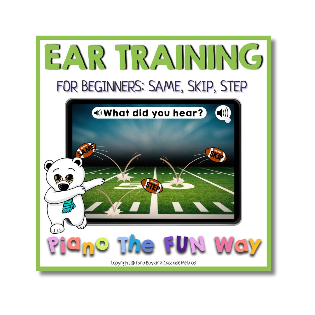 Boom Cards: Beginner Ear Training Sport Edition (same, Skip, Step) - Etsy