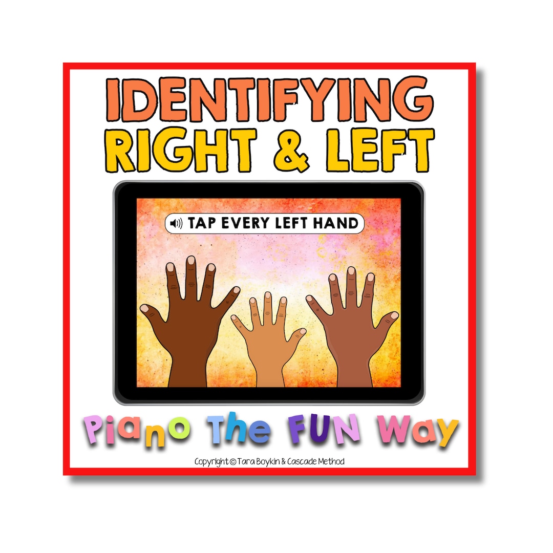 Boom Card: Identifying Right and Left Hand (beginner) - Etsy