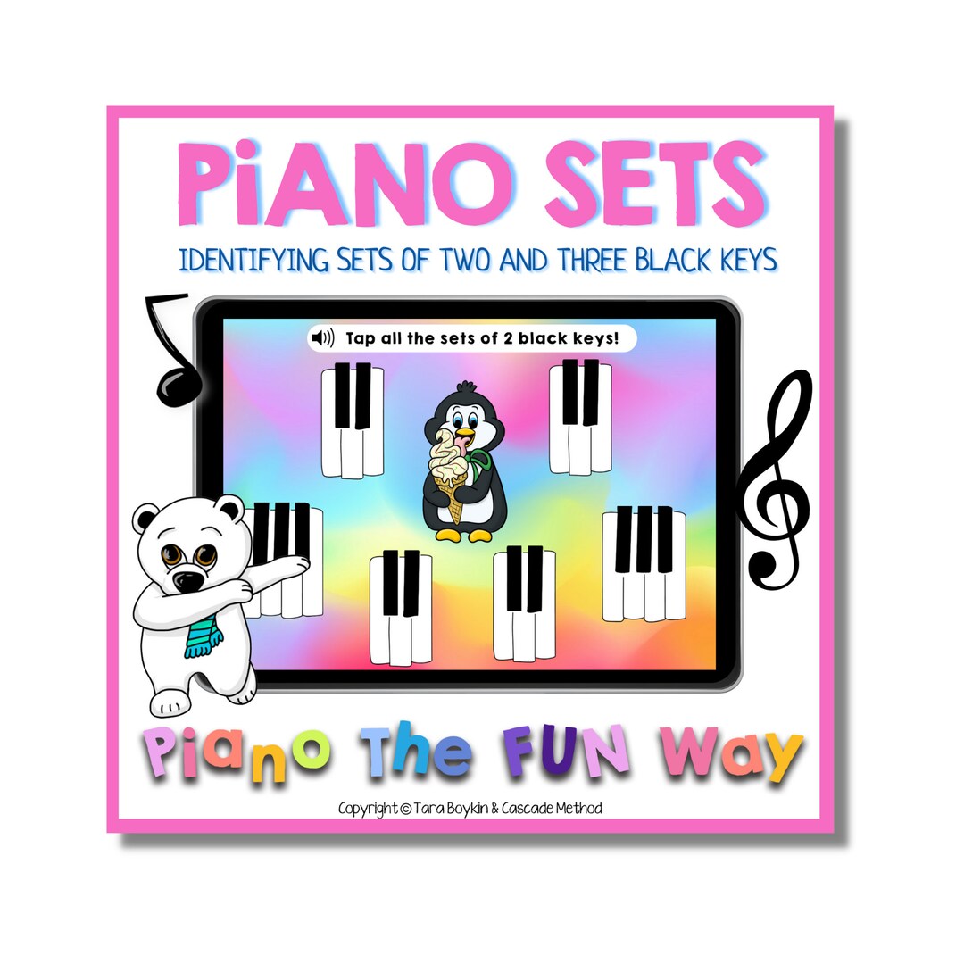 Boom Cards: Identifying Piano Sets of 2 and 3 Black Keys - Etsy