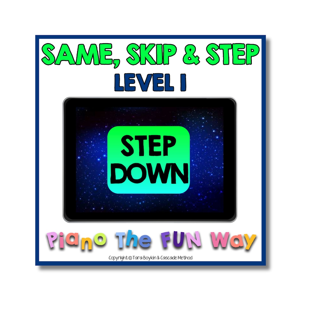Boom Cards: Same, Skip and Step (level 1) - Etsy
