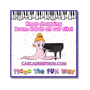 Boom Cards: Piano Keys (pop Method) - Etsy