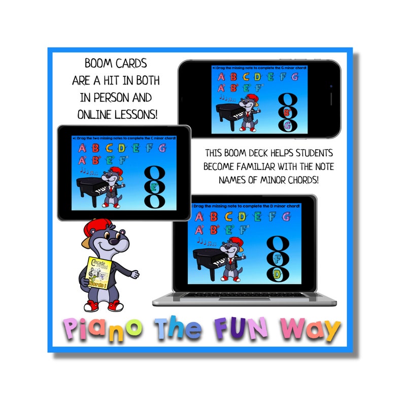 Boom Cards Theory Online Distance Learning Fun Piano Games Building ...