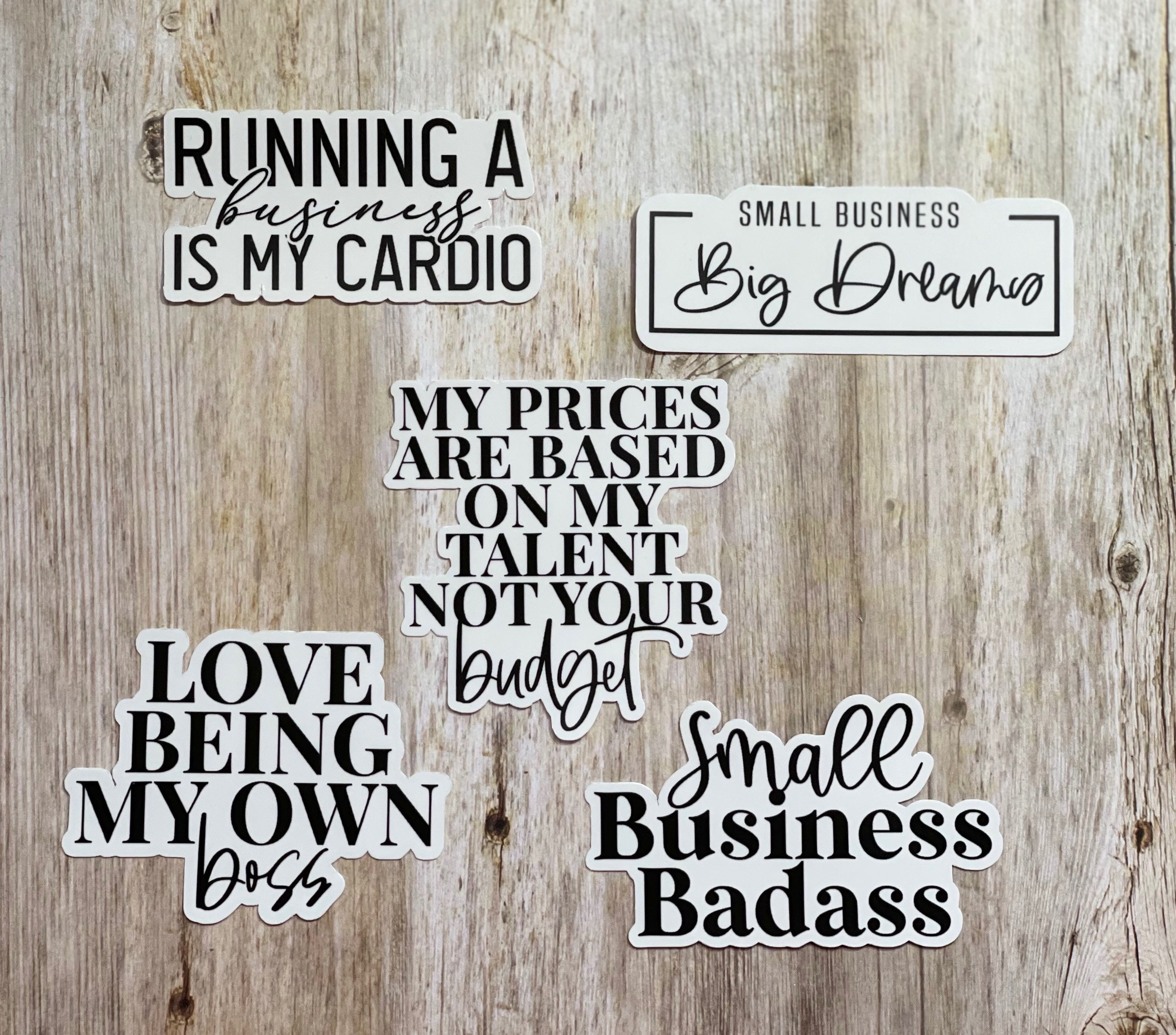 Small Business Owner Sticker Pack Girl Boss Sticker Pack | Etsy