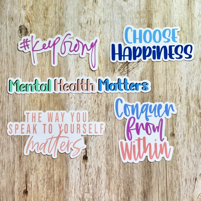Mental Health Sticker Pack Mental Health Matters Stickers - Etsy