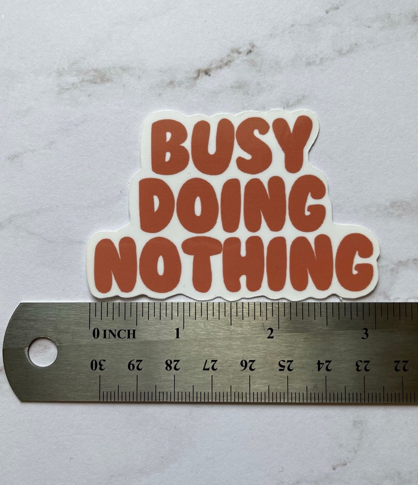 Busy Doing Nothing Sticker / Waterproof Sticker / Sarcastic | Etsy