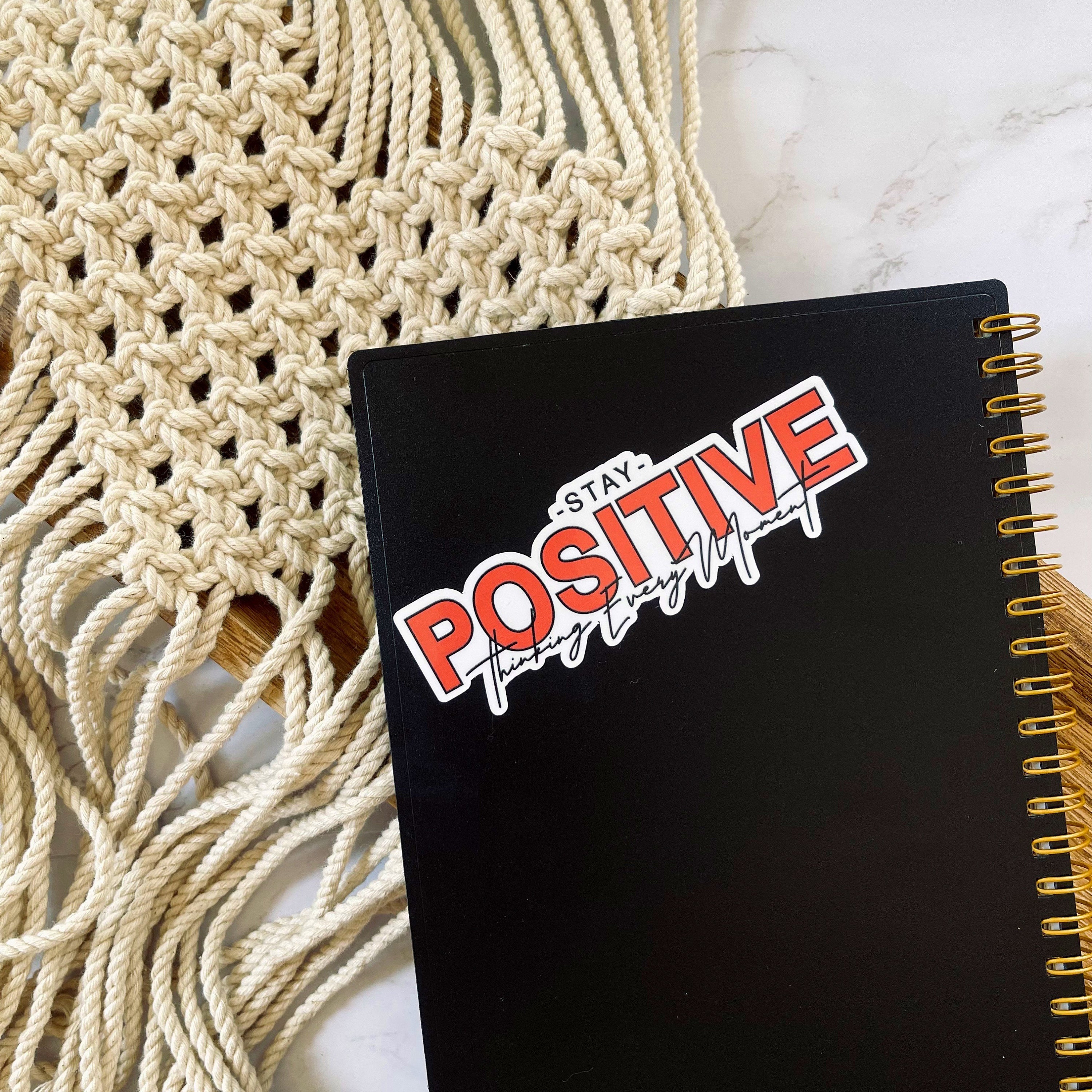 Stay Positive Sticker Vinyl Sticker Positivity Sticker - Etsy